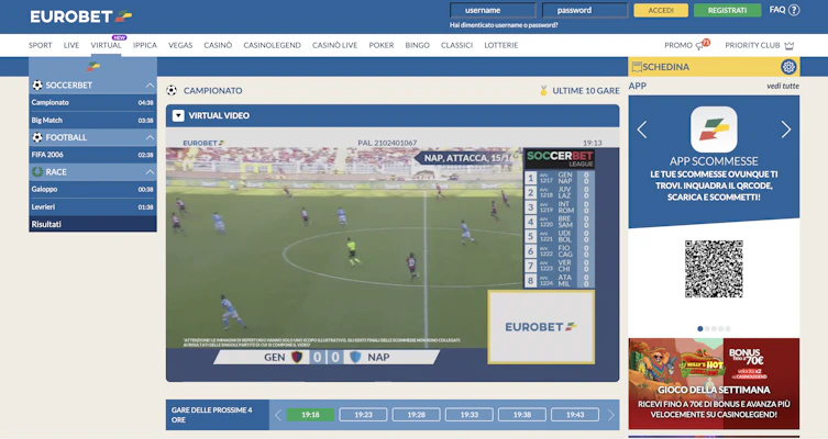 Eurobet » Recensione e Bonus Benvenuto 315€ » giu 2022